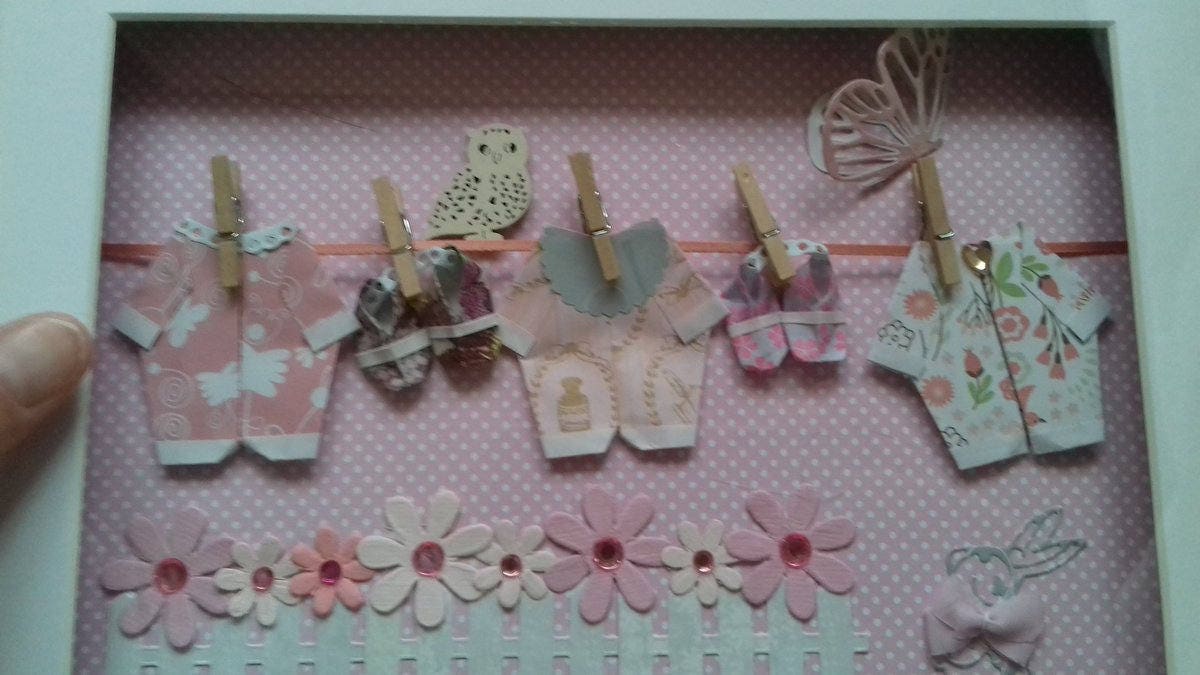 3D Picture Origami Baby Clothes and Booties