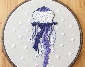 Sea life embroidery | Etsy