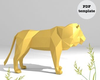 Low poly papercraft | Etsy