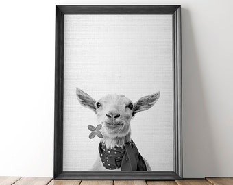 Goat printable | Etsy