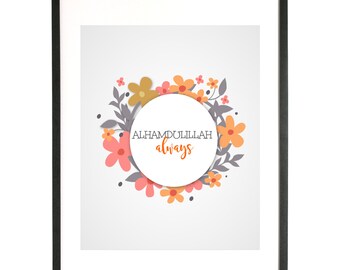 Allah wall art | Etsy