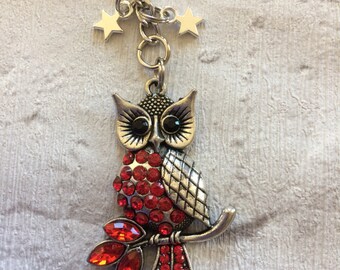 Owl key ring | Etsy