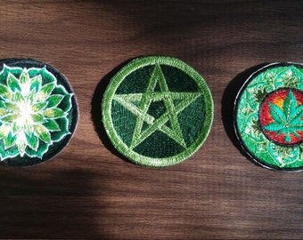 Pentagram patch | Etsy