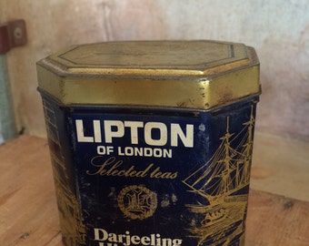 Lipton tea tin | Etsy
