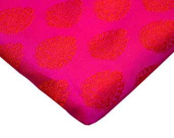 Orange brocade | Etsy