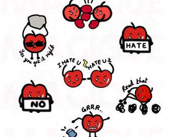 Unique anger stickers related items | Etsy