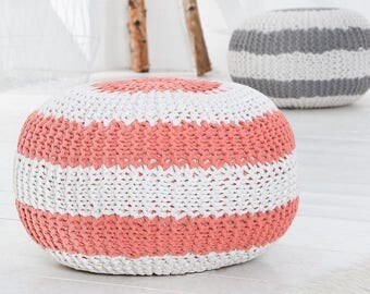 Crochet pouf | Etsy
