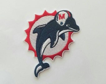 Dolphin applique | Etsy