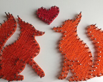 Fox string art | Etsy