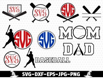 Baseball mom svg | Etsy