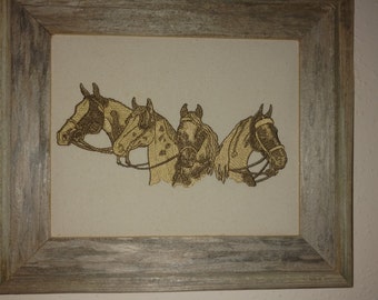 Framed western art | Etsy