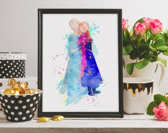 Frozen wall art | Etsy