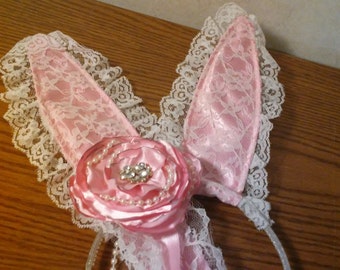 Lace bunny ears | Etsy