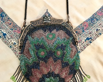 Antique beaded purse | Etsy