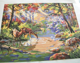 Paint by number deer | Etsy