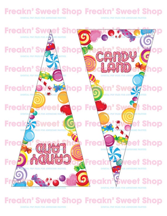 Candy Land Banner PDF file