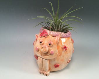 Animal plant pot | Etsy