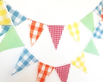 Gingham banner | Etsy