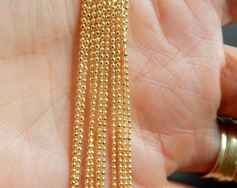 Faceted ball chain | Etsy