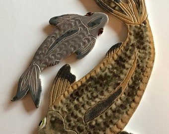Fish Ceramic fish Fish tile Funny fish Ceramic tile