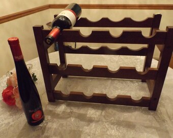 Wooden wine rack | Etsy