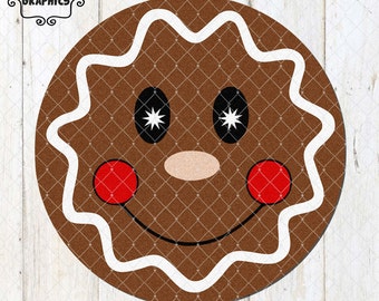 Gingerbread face | Etsy