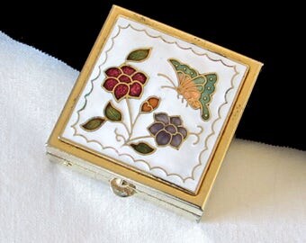 Enamel pill box | Etsy