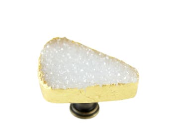 Stone Knobs Geode Knobs Jewelry and Home Decor by StephenDEvans