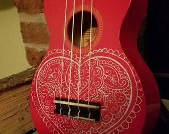Painted ukulele | Etsy