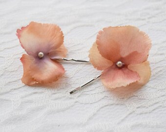 Hydrangea hair clip | Etsy
