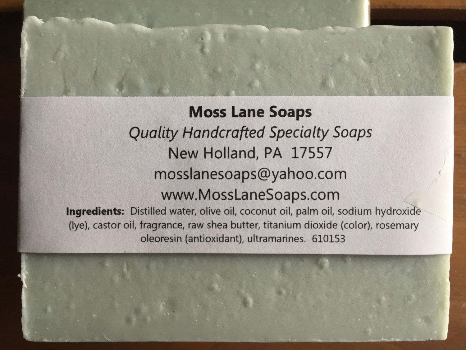Rain Scented Cold Process Soap with Shea Butter