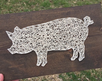 Pig string art | Etsy