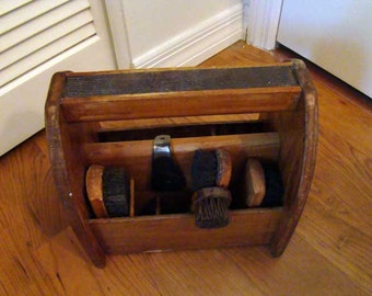 Shoe shine box | Etsy
