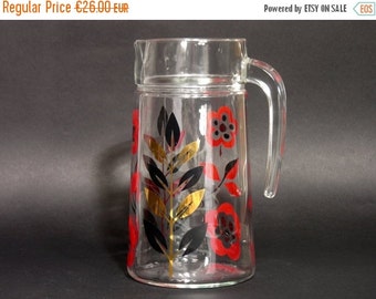 Unique glass water pitcher related items | Etsy