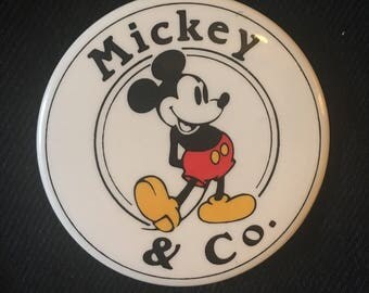 Mickey mouse button | Etsy