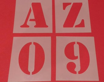 Alphabet stencils | Etsy