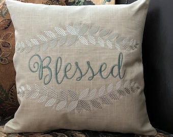 Blessed pillow | Etsy