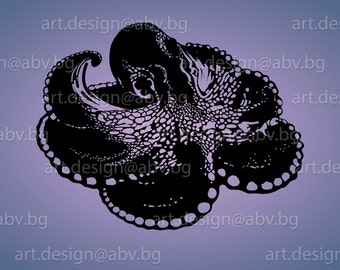Octopus svg | Etsy