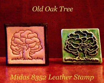 Oak tree stamp | Etsy