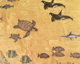 Specializing in Pyrography Home Decor and by HummingbirdCraftsLLC