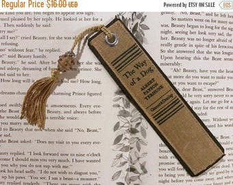 Book spine bookmark | Etsy