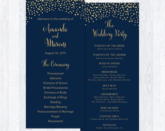 Navy blue template | Etsy