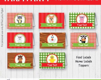 Farm place cards | Etsy