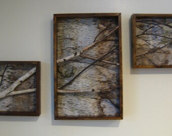 Triptych frame | Etsy