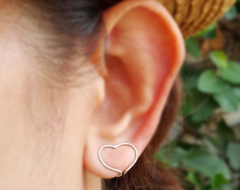 Silver ear clips | Etsy