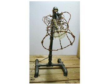 Steam punk lamp | Etsy