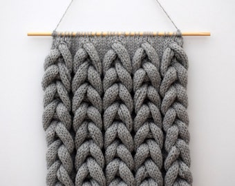 Knitted wall art | Etsy