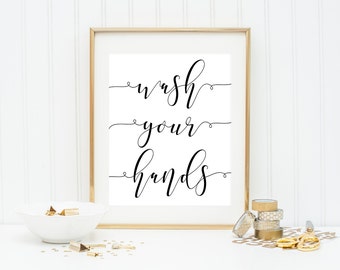 Washroom sign | Etsy