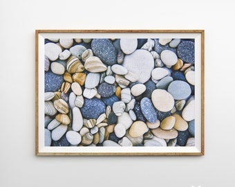 Beach stone art | Etsy