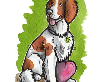 Irish setter art | Etsy